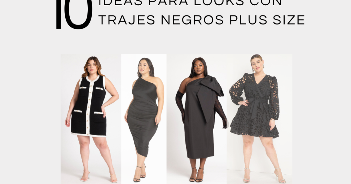 10 looks negros Plus Size – Su Style